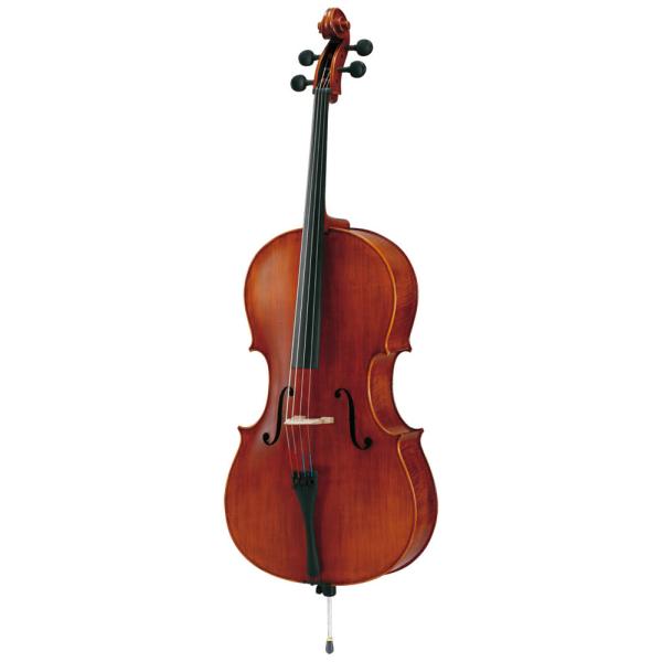 豊かな音量と深い倍音。重厚な低音域でアンサンブルの土台を担うチェロ。伝統を踏襲した手作りの作品を充実したセット詳細でお届けしております。サイズ：4/4表板：最高級スプルース裏板、側板、ネック：最高級メイプル指板：エボニー糸巻き：エボニーテー...