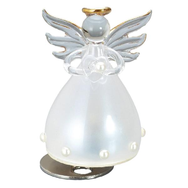 12ヶ月シリーズ　ガラス天使オルゴールそれぞれの誕生石カラーでデザインされた可愛らしいガラス天使オルゴールです。底の巻き鍵を回すと天使が回転し、オルゴールを奏でます。誕生日プレゼントや、記念日のプレゼントに人気の商品です！■商品サイズ：W6...