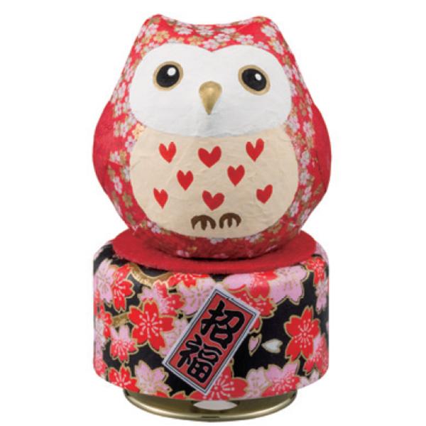 基本仕様製品名: 招福だるまふくろうオルゴール型番: YA574C曲目: となりのトトロ製造元: ニデックインスツルメンツ（旧：ニデックサンキョー）デザイン: だるまの姿をしたフクロウ商品サイズ: W59×D59×H98mmパッケージサイズ...