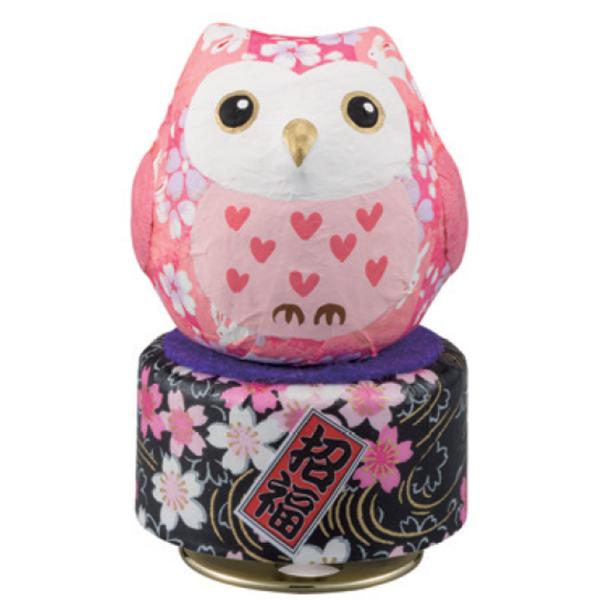 基本仕様製品名: 招福だるまふくろうオルゴール型番: YA574D曲目: カノン(B)製造元: ニデックインスツルメンツ（旧：ニデックサンキョー）デザイン: だるまの姿をしたフクロウ商品サイズ: W59×D59×H98mmパッケージサイズ:...