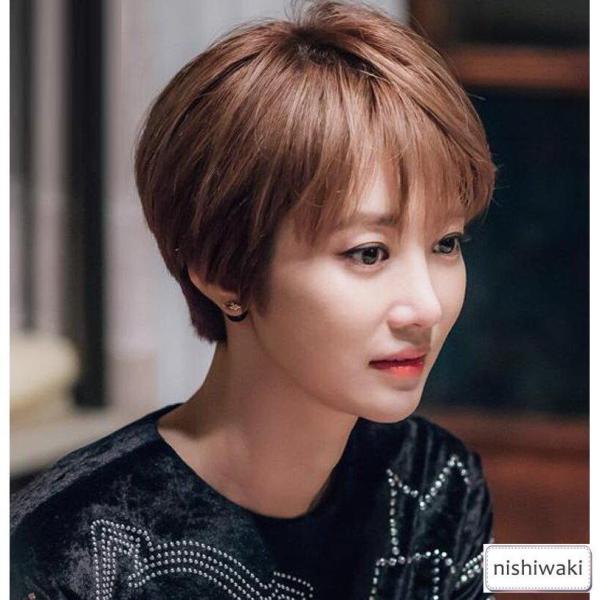 【商品状態】新品未使用【商品内容】100%人毛ウィッグ、専用ネット（付き）【サイズ-CM】フリーサイズ  後：24CM【商品特徴】人毛感覚の自然な髪質、軽量、長時間被っても疲れないフルウィッグです。100%人毛を使用しますから、光沢 -手触...