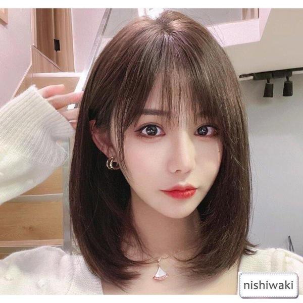 【商品状態】新品未使用【商品内容】100%人毛ウィッグ、専用ネット（付き）【サイズ-CM】フリーサイズ  前：13.5CM    後：40CM【発送予定】ご入金を確認後4-8営業日以内に発送させていただきます。ちょっと時間がかかりますので、...