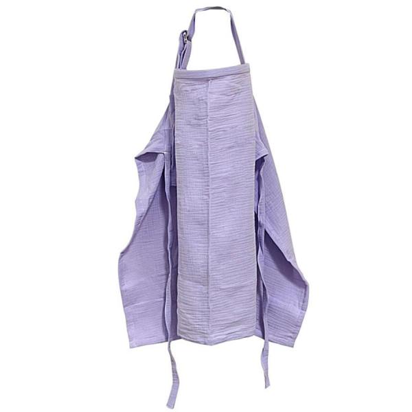 胸元にソフトワイヤーが入っている授乳ケープ授乳中も上から赤ちゃんのお顔が見え、赤ちゃんも息苦しくありません。下両角の裏面はタオル裏地が付いているので、吐き戻したりしてもサッと拭けます！通気性の良い柔らかいコットンガーゼ素材赤ちゃんの敏感な肌...