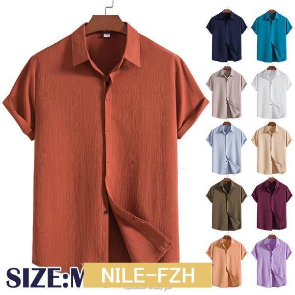 ■素材：麻（あさ）■カラー：あんず色，ピンク，ホワイト，べージュ，ライトブルー，ブラウン，オレンジ，パープル，アミーグリーン，ネイビー，ブラック，ワインレッド■サイズ：M,L,XL,2XL,3XL