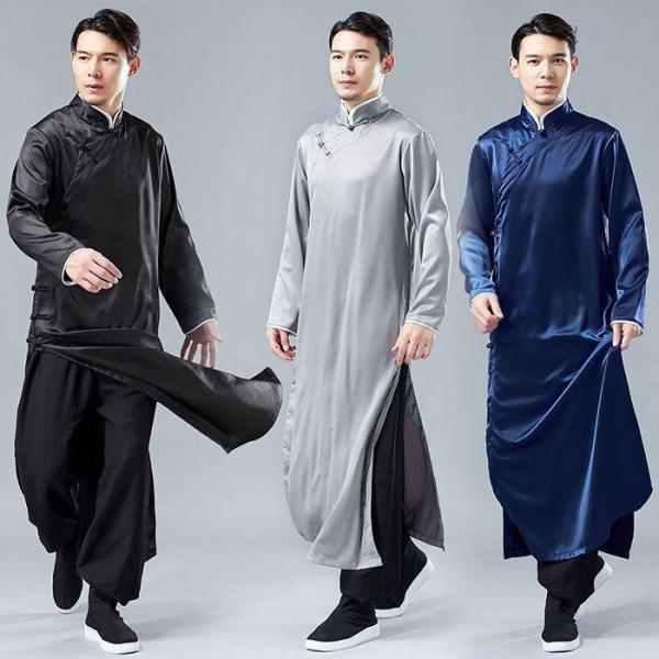 商品     チャイナ服 サイズ   モデルさん：185CM/75KG XLサイズ M 着丈132cm バスト106cm 肩幅44cm 袖丈59.5cm 身長目安165cm-175cm 体重目安60kg-70kg L 着丈138cm バスト...
