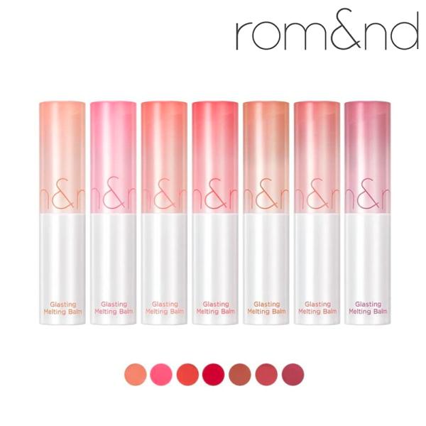 商品名：グラスティングメルティングバームブランド：ロムアンド(rom&amp;nd)商品説明塗るほど透明感のあるなめらかな輝きリップバーム/ビーガンコスメ内容量：3.5g区分：化粧品原産国：韓国広告文責：株式会社ガポ注意事項ご使用前にお肌に...