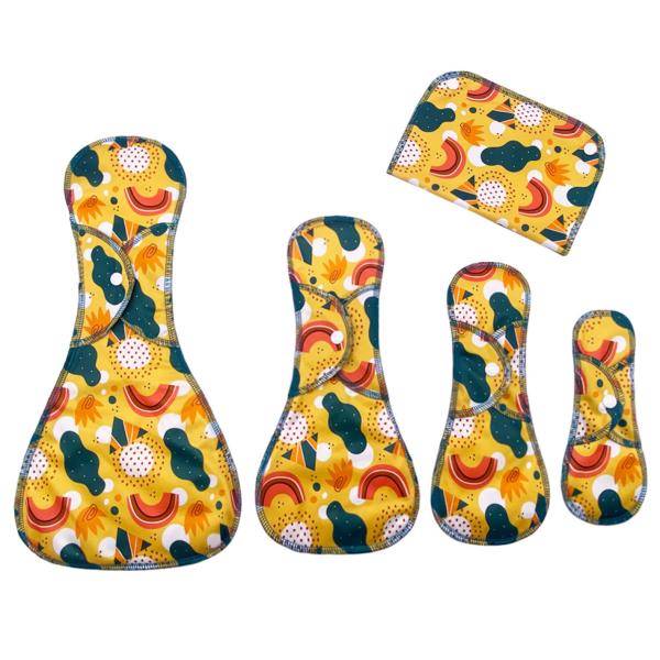 4枚セットだから少ない日から多い日まで自由に使えます。サイズ：S、M、L、XL素材：綿生産国：中国洗浄可能 乾燥 再利用可能 環境に優しい