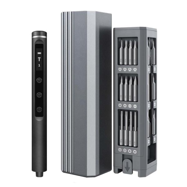 磁力でしっかりホールド！もう紛失の心配なしケースの内部には強力な磁石を内蔵。ビットもソケットもピタッと吸着し、散らばったり紛失したりする心配がありません。さらに、ドライバー本体の先端にも磁石を搭載しているので、ネジを落とすことなくスムーズに...