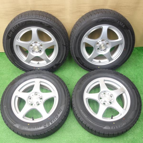 《ホイール詳細》●メーカー／ブランドkaito two●サイズ　　　15×6J●ＰＣＤ　　　100●ハブ径　　　約54●インセット　45●穴　数　　　5H●ランク　　　C《タイヤ詳細》●メーカー／ブランドスタッドレス ヨコハマ アイスガード...