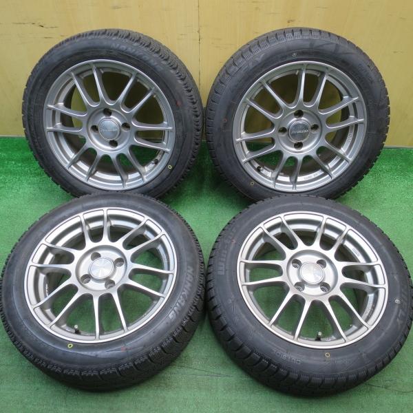 《ホイール詳細》●メーカー／ブランドRIVAZZA ENKEI●サイズ　　　15×6.5JJ●ＰＣＤ　　　100●ハブ径　　　約73●インセット　40●穴　数　　　4H●ランク　　　B〜C《タイヤ詳細》●メーカー／ブランドスタッドレス ハイ...