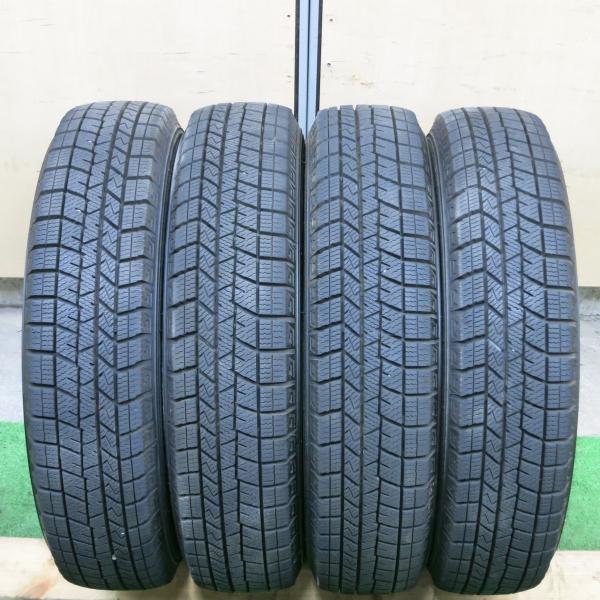 《タイヤ詳細》●メーカー／ブランドスタッドレス ダンロップ ウインターマックス03●サイズ　　　145/80R13 75Q●製造年週　　2021年●残り溝　　　6.9mm〜7.2mm×4本　約9.5分以上！●ランク　　　A▼▼ご購入前に、必...