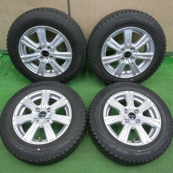 《ホイール詳細》●メーカー／ブランドEurospeed MiD●サイズ　　　14×5.5J●ＰＣＤ　　　100●ハブ径　　　約67●インセット　45●穴　数　　　4H●ランク　　　B〜C《タイヤ詳細》●メーカー／ブランドスタッドレス ファル...