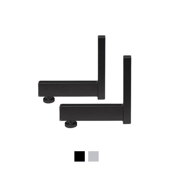 フレームラックOSの安定脚。OSラックを中間置きで使用する場合に、転倒防止用に必ず取り付けてください。シルバー_411091