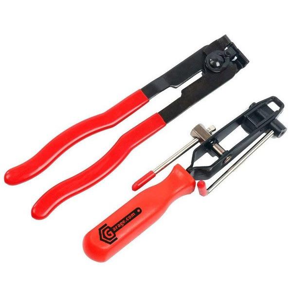 (1)フリーバンドををこのツールで締め付け、折り曲げ、切断ができます。(2)カシメて固定するタイプのブーツバンドをカシメるブーツバンドプライヤーです。※フリーバンドタイプのブーツバンドには使用できません。