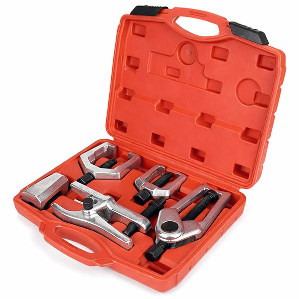 5個のボールジョイントリムーバーセットフロントエンドサービスキット,タイロッドピットマンアームツール■商品仕様・タイロッドエンドプーラー19mm・小型C型プーラー27mm・大型C型プーラー33mm・ボールジョイントリムーバー22mm・アウト...