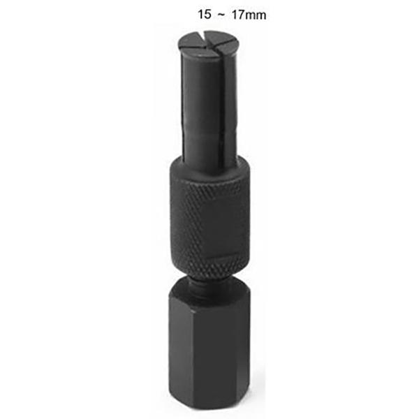 図3は、プーラーセット替え用アダプターです。サイズ：15mm※全4サイズありますが、1本ずつの販売となります。※製品によっては、±1mm程度の誤差が生じる場合があります。