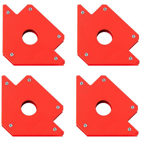 強力な磁力で吸着しますので、溶接作業、仮止め作業に便利です。角度保持の際に両手をフリーにできるので効率的な作業が出来ます。また中央に設けられた穴は、手でつかむのに便利な設計です。■商品仕様・最大保持能力：22kg・寸　法：155×100×1...