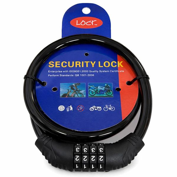 自転車の盗難防止に最適な 4桁ダイヤル式チェーンロック です。暗証番号は自由に変更可能で、鍵を持ち歩く必要がありません。短めの60cm設計なので持ち運びもしやすく、通勤・通学・ショッピングなど日常使いにもぴったり。ブラックカラーでシンプルな...