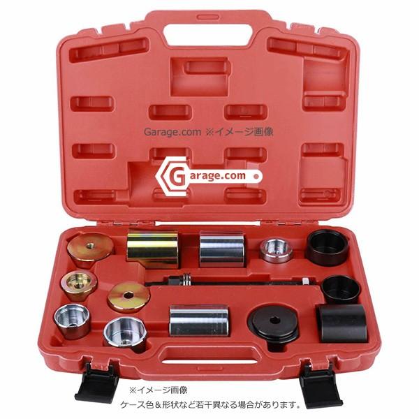 BMWのロアアームブッシュの抜き取り、挿入に使用するリムーバー・インストーラーです。通常、ロアアームブッシュの抜き取り及び挿入作業は油圧プレスを使用して行いますが、このツールを使用すれば、油圧プレスが無い環境(出張やDIY)でも作業する事が...