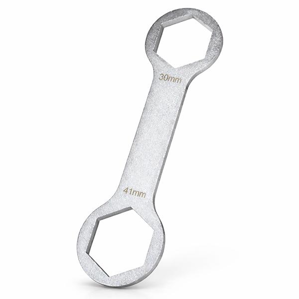 クラッチハウジング脱着用特殊工具仕様 サイズ：39mmx41mm 全　長：220mm