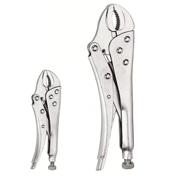 ロッキングプライヤー（バイスプライヤー）5インチ・10インチの便利な2本セットです。対象物をしっかり掴んでロックできるため、作業効率を大幅に向上させます。■商品特長・グリップ後端のスクリューで口開き量を簡単調整・掴んだ状態でロックでき、強力...