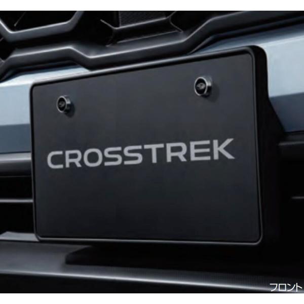 商品名：スバル クロストレック アクセサリーナンバープレートベース ブランド名：スバル SUBARU  品番：J1017FN000 商品説明：マットブラック塗装。ナンバープレートを保護するナンバープレートベースは、洗車時などにナンバープレー...