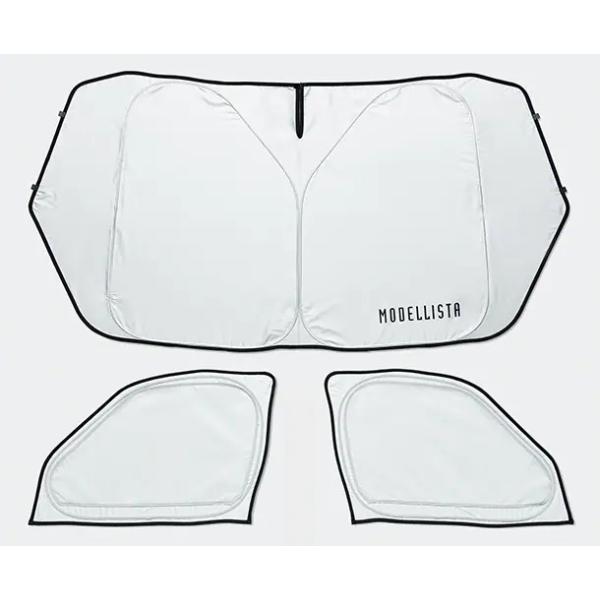商品名：トヨタ ノア 純正アクセサリーサンシェード【MODELLISTA】 ブランド名：トヨタ TOYOTA  純正品番：MSA70-28001商品説明：１台分専用設計のウインドシールドガラス、運転席・助手席のフロントドアガラス用サンシェー...