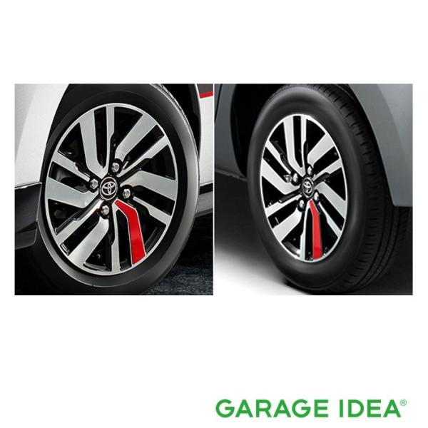 商品名：トヨタ パッソ 純正アクセサリー    アルミホイールデカール 14インチ 1台分（4枚入り）        ブランド名：トヨタ TOYOTA                純正品番：08186-B1280        商品説明：...