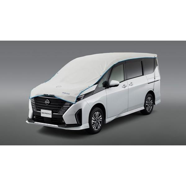 商品名：日産 セレナ アクセサリーハーフボディカバー ブランド名：日産 NISSAN  品番：K9001-5TT05-ST 商品説明：Radi-Cool（ラディクール）サンシェードに比べて、車体を広くカバーすることで、車室内の温度上昇の抑制...