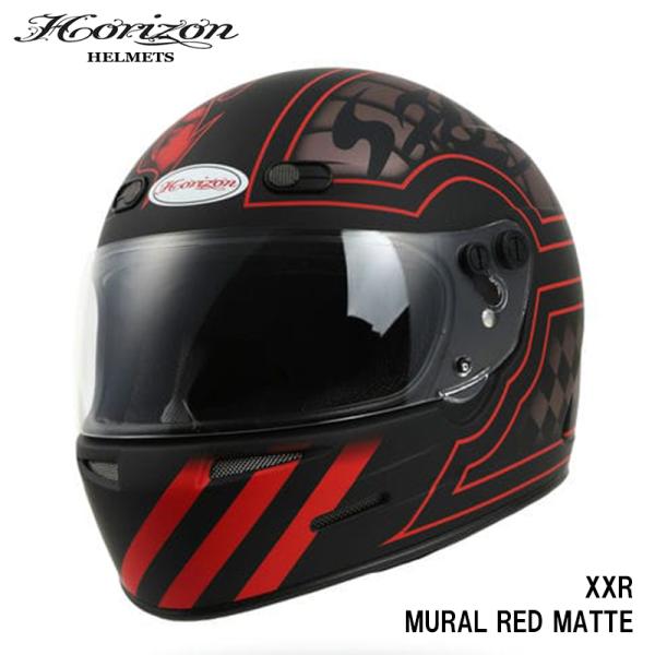 XXR ●カラー：MURAL RED MATTE●サイズ：M:57〜58ｃｍ , L：59〜60ｃｍ , XL:61~62cm●内装：フル脱着式●ロック：ラチェット式ワンタッチバックル○規格：PSC・SG○届出事業者名:株式会社HORIZO...