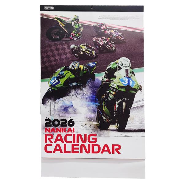 NANKAI 南海部品 2026 壁掛け カレンダー ナンカイ CALENDAR南海部品の2026年壁掛けカレンダーです。掲載ライダー（敬称略、順不同）VITA WILLIAM CHIANG 浜口喜博 佐野勝人 佐野優人 小川友幸■サイズ：...
