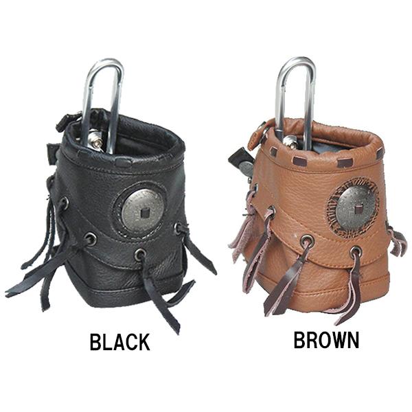 NUMBER：JGA-494BRAND：JAM'S GOLDCOLOR：Black, BrownSIZE：W9×D12×H16cmFABRIC：本体アルミ　合皮カバー取り付け場所を選ばない１インチ対応の回転型マルチステーカバー付き・経年変化...