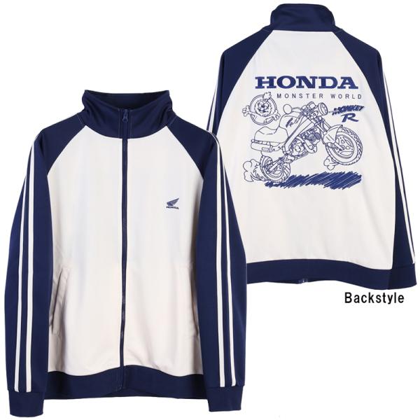 HONDA × Monster World HONDA トラックジャケット MONKEY R SKHM008カラー：生成サイズ：M,LM : 身丈65/身幅55/裄丈84Ｌ : 身丈68/身幅58/裄丈86素材：ポリエステル100％FRON...
