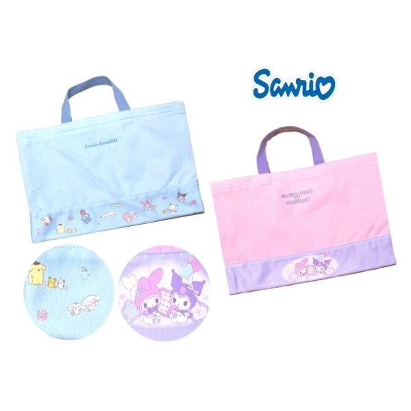 入学入園に大活躍間違いなし大人気のSANRIOのトートバッグです。スウェット生地でソフトな手触り丈夫な仕上がり！かわいいSARIOキャラクターのデザインです。内側には便利なお名前欄付き。学校や習い事、お稽古など荷物の多いときのサブバッグとし...