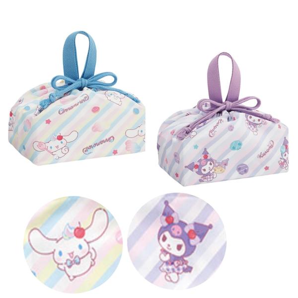 かわいい「サンリオ」のお弁当袋です。子供用、レディース用のお弁当箱を入れるのにちょうどいい大きさ。お弁当がすっぽり入って使いやすい。弁当箱入れとしてはもちろん、小物入れとしてもお使い頂けます。洗濯機で洗える。ポリエステル製でしわになりにくい...
