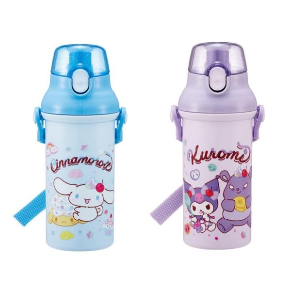 軽量プラスチック製でお子様でも持ちやすい使いやすい。ワンタッチ式開閉フタで簡単に開けられる。重量があって硬いステンレス製水筒はまだ早いという低年齢層向けのプラスチック水筒です。ダイレクト飲み口でお子様でも簡単にキャップを開けてすぐ飲める。軽...