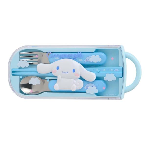 お箸とスプーンとフォークのセット。ぷっくりかわいい専用ケース付き。指で引き出すスライド式。お子様にも安心してお使いいただけます。かわいい食器で楽しくお食事♪お気に入りの食器なら人参だってピーマンだって大丈夫なハズ、、、。入園、入学、新学期準...