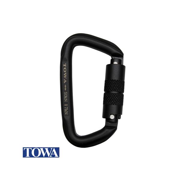 安心のスチール製。（安全環部分はアルミ合金）EN362：2004／B基準認定品強度：50kNゲートオープン：20mmカラー：ブラックサイズ：62×106mm重量：183g