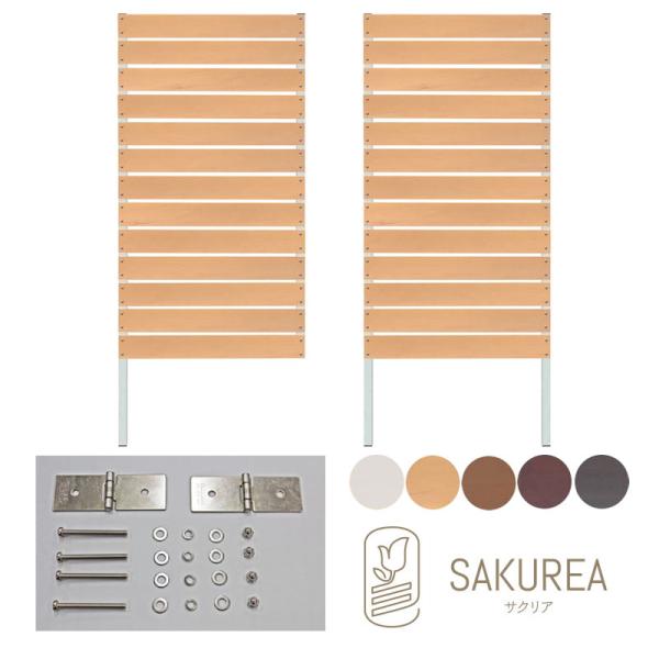 【商品名】コーナー用パネル３点セット【サイズ】高さ210cm、幅90cm、板間隔1cm【カラー】（アイボリー）ホワイト、カントリーパイン、ダークブラウン、ライトブラウン、ココアブラウン【重さ】フェンス1枚約12.5kg【材質】樹脂、アルミ＜...