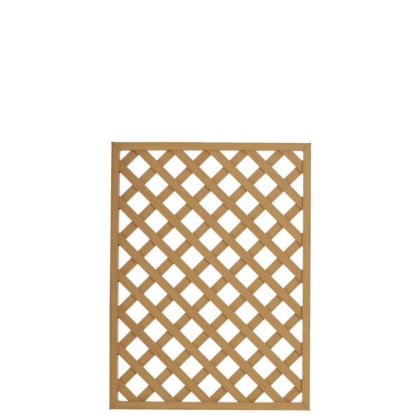 【商品名】樹脂製ラティス　高さ120cm【サイズ】90cmx120cm　縦横・裏表自由【カラー】（アイボリー）ホワイト、ナチュラル(カントリーパイン)、ダークブラウン【重さ】　約5kg【材質】　樹脂【お届け状態】完成品【送料】　北海道・沖縄...
