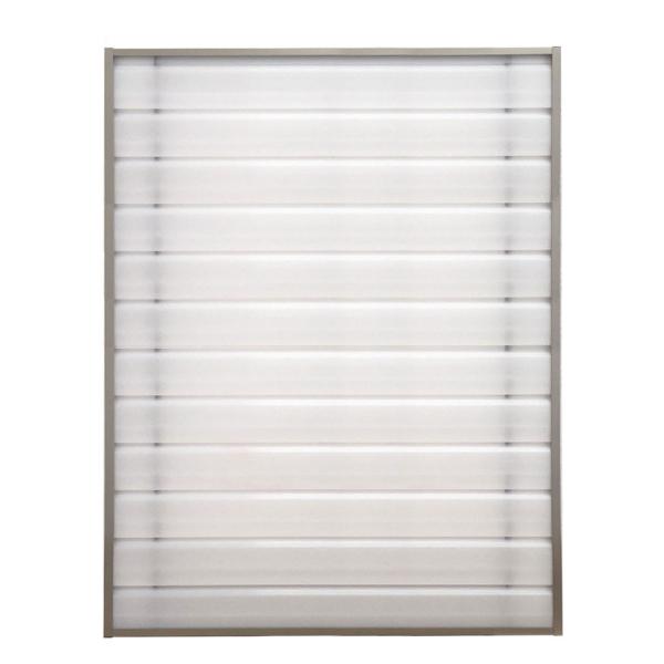 【商品名】メッシュフェンス用目隠しスクリーンパネル【サイズ】幅95cm  高さ123cm【重さ】約4.3kg【材質】ポリカーボネート、アルミ(日本製)【お届け状態】パネル完成品【セット内容】目隠しスクリーンパネル本体、取付用金具一式【備考】...