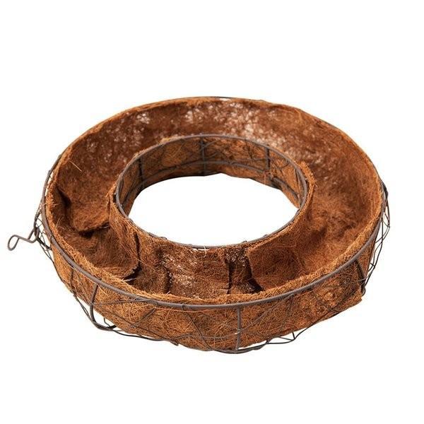 ワイヤー付きココファイバー ハート型 QJ40B（ブラウン）Φ40 × 8.5H多肉でも造花でも。プリザーブドフラワー・生花アレンジなど使い方いろいろ。多彩に使えるのがうれしい。　※メーカー在庫確認後の発送となるため、在庫切れの場合やむをえ...