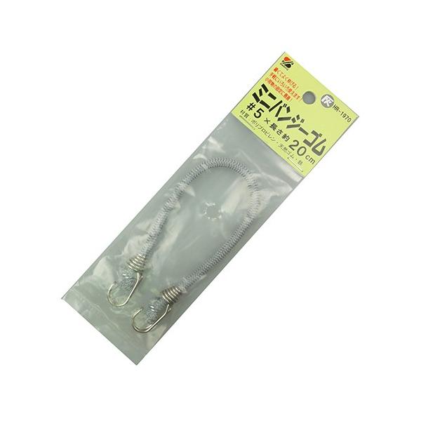 【特徴】小荷物の固定に最適、手軽にいろいろ使えます。【用途】荷物の仮留め・固定。【仕様】●サイズ：5号×約20cm。●色：グレー。【材質】●ポリプロピレン。●天然ゴム。●鉄。