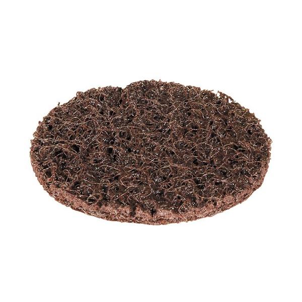 【特徴】不織布に繊維で補強を施し、切削力と耐久性に富みます。【用途】ステンレス、金属の下地ぼかし作業。【仕様】●サイズ：直径50mm。●粒度：荒目。●最高使用回転数：12000rpm。●適用工具：ドリル・ディスクグラインダー・インパクトドラ...