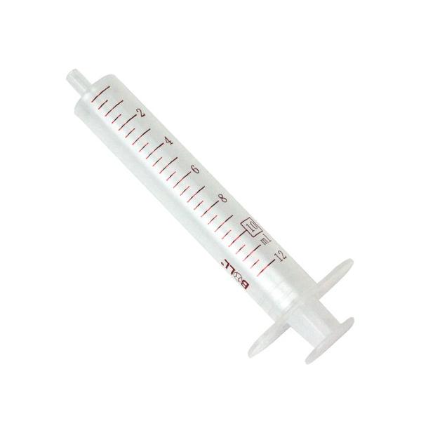 【特徴】飲料水・機械油・化粧品・食品全般に使用できる注射器型容器です。【用途】プラスチックシリンジ。【仕様】●容量：10ml。【材質】●プランジャー：ポリエチレン。●ラベル：紙。【サイズ】幅：32mm高さ：98mm奥行き：21mm重量：5g