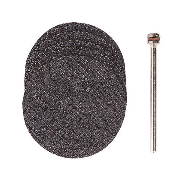 【特徴】金属、プラスチックなどの切断に最適です。【用途】金属の切断用、切断砥石。【仕様】●シャフト径：2.35mm。●サイズ：砥石部分・径38×1mm。●適合機種：No.28400・28473・28511・28515・28525。●メーカー...