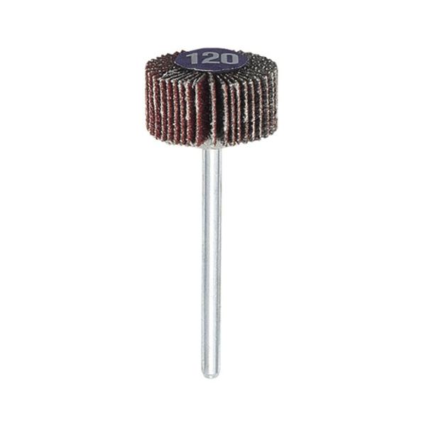 【特徴】木工、金工の丸面、角面、平面の研磨に最適です。【用途】木材の研削用サンドペーパー。【仕様】●サイズ：ペーパー部分・高さ10×径20mm。●シャフト径：3.0mm。●適合機種：No.28400・28473。●最高対応回転数：15000...