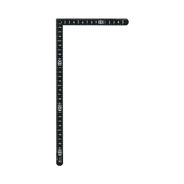 【特徴】表裏共にcm目盛です。【用途】長さの測定、直角の確認やケガキ作業に使用する曲尺。【仕様】●精度直角度：100mmで±0.1mm・長さの許容差：±0.2mm以下。●長枝：外目盛30cm内目盛30cm・短枝：外目盛15cm内目15cm。...