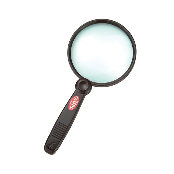 【特徴】キズのつきにくい高級ガラスレンズを使用しています。持ちやすい形状のグリップです。【用途】新聞、辞書等の細かい文字を見る時に使用するルーペ。【仕様】●本体サイズ：幅107mm×高さ228mm×奥行17mm。●重量：178g。●レンズ径...