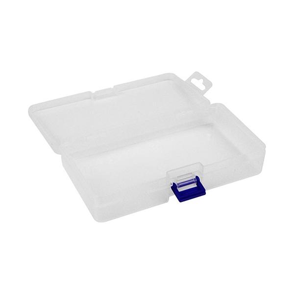【特徴】ピタッと合体、ボックス同士が合体できるW機能付きです。蝶番・バックルはオール別部品を使用し、耐久性抜群です。仕切りのないフリータイプです。【用途】パーツ等小物類の収納。【仕様】●外寸：(L)165×(W)95×(H)30mm。●色：...